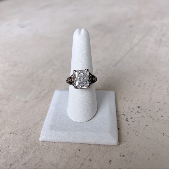 Jewelry | Faux Diamond Ring Cocktail Ring Fake Engagement Ring | Poshmark